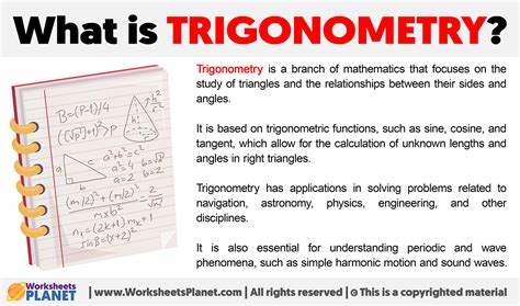 What Is Trigonometry