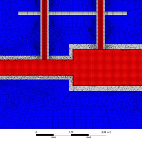 Orthogonal Quality Skewness And Aspect Ratio Of The Mesh Developed In