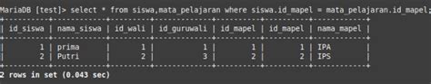 Belajar SQL Database Untuk Pemula Bagian 5 Rumahweb