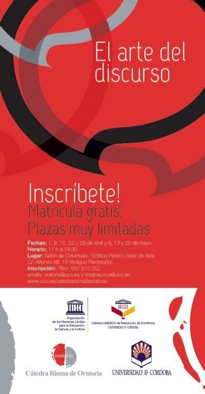 El Arte Del Discurso Insc