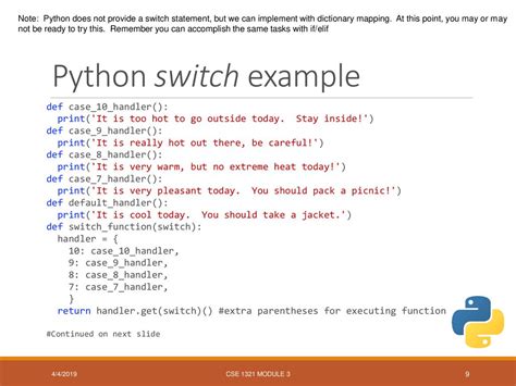 Module 3 Selection Structures 442019 Cse 1321 Module Ppt Download