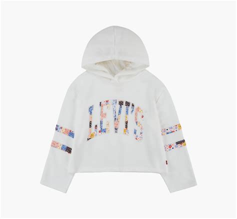 Bell Sleeve Hoodie Big Girls S Xl White Levis® Us