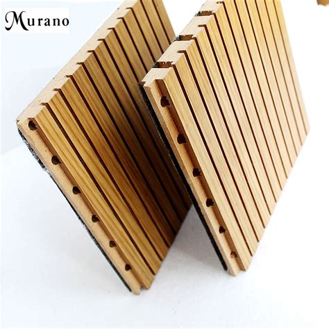 Grooved Wooden Acoustic Panel