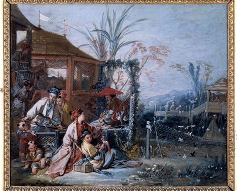 中国风弗朗索瓦布歇Francois Boucher1703 1770的狩猎绘画 贝桑松美术博物馆