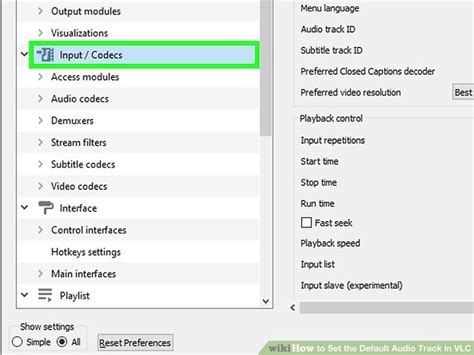 How To Set The Default Audio Track In Vlc With Pictures