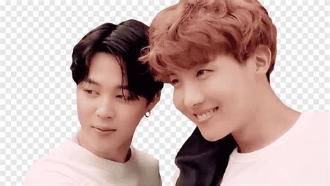Jihope BTS Men Wearing Crew Neck Tops Png PNGEgg