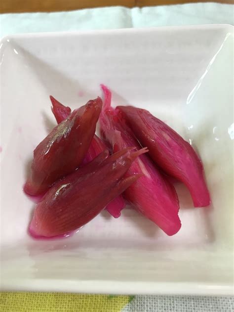 自家製梅酢でミョウガの梅酢漬け By 貝塚ママ 【クックパッド】 簡単おいしいみんなのレシピが358万品