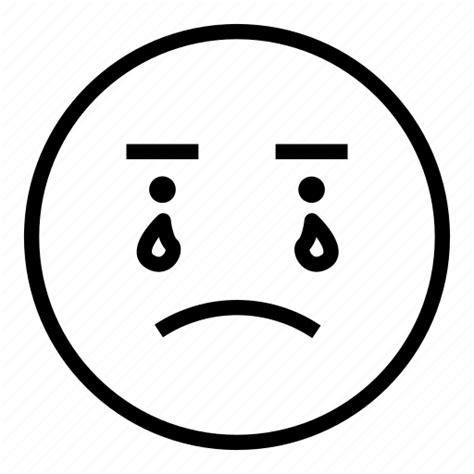 Emoji Emoticon Emotion Face Feeling Sad Sticker Icon Download