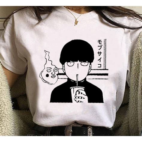 Camiseta Anime Mob Psycho 100 Unissex Shopee Brasil