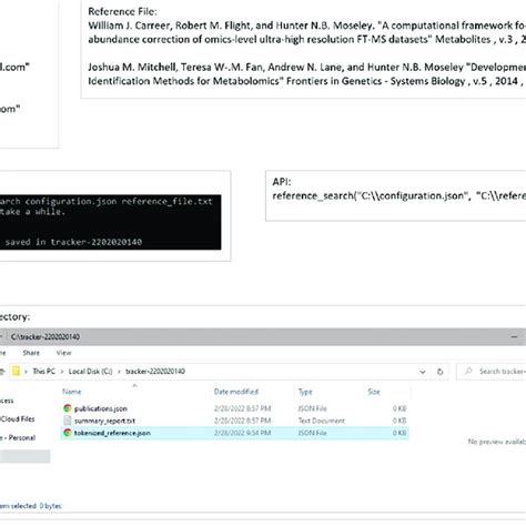 Example Execution Of The Referencesearch Use Case Example