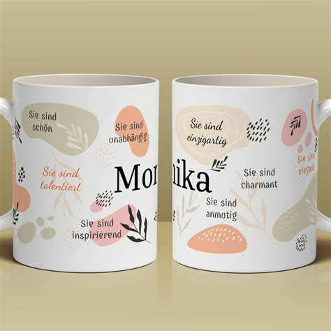 Name Vorteile 1x Bedruckte Tasse Personalisiertes Geschenk