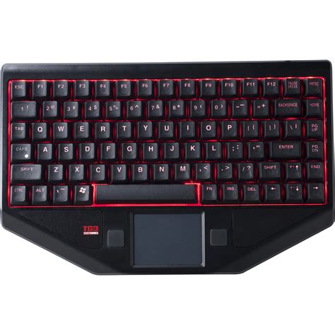 Tg3 Electronics Kba Blt 5rbuvs 82 Key Backlit Touchpad Usb