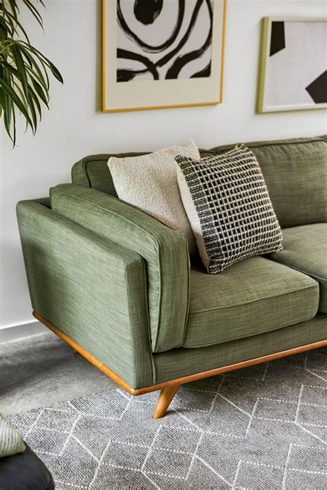 Timber 90 Sofa Olio Green Living Room Decor Modern Interior
