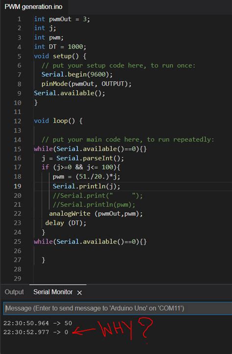 My Code Output Kept Changing Itself How Can I Fix It Programming Arduino Forum
