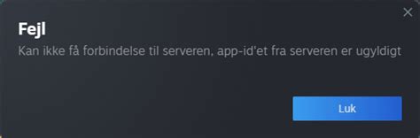 Unable To Connect To Server App Id Specified By Server Is Invalid