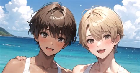 Aiイラスト 水着男の娘 どうでも太郎のイラスト Pixiv