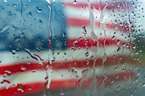 Rain Scene American Flag Flag Premium Photo Rawpixel