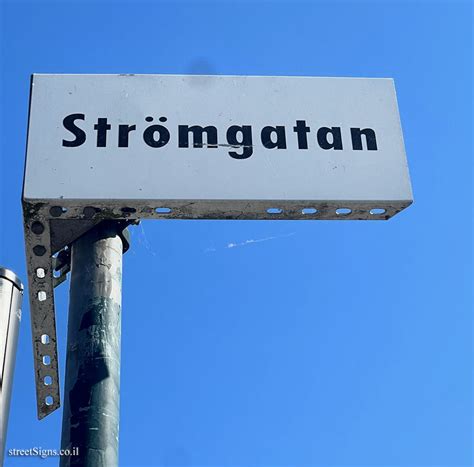 Stockholm Strömgatan Street Street Sign Street Signs And Sites