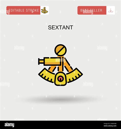 Brass Sextant Stock Vector Images Alamy