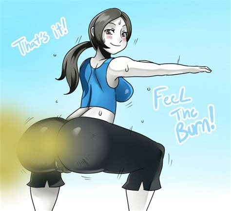 Rule 34 Ass Fart Fart Fetish Nintendo Squatting Wii Fit Wii Fit