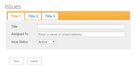 Tabify Your Sharepoint Forms