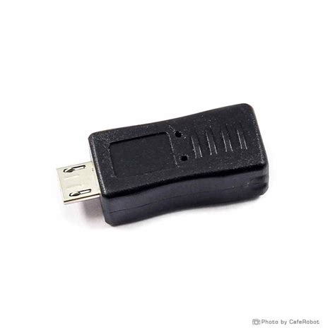 قیمت و خرید مبدل مینی Usb به میکرو Usb مادگی کافه ربات