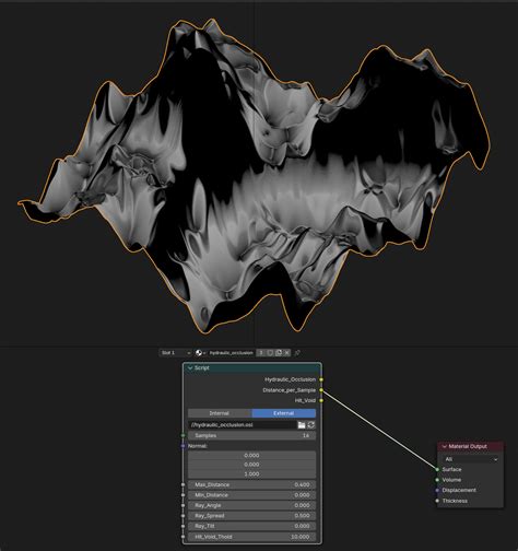 Hydraulic Occlusion Osl Open Shading Language Scripts Blender