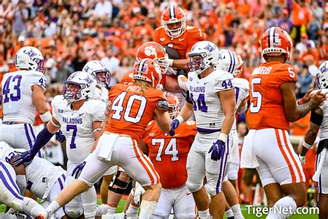 Clemson Football Photo Of Will Shipley And Furman Tigernet
