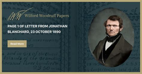 Page 1 Of Letter From Jonathan Blanchard 23 October 1890 [le 12728