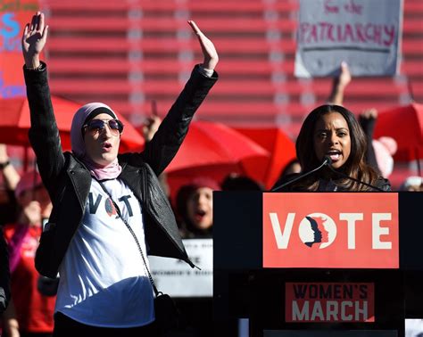Linda Sarsour Tamika Mallory Leave Womens March