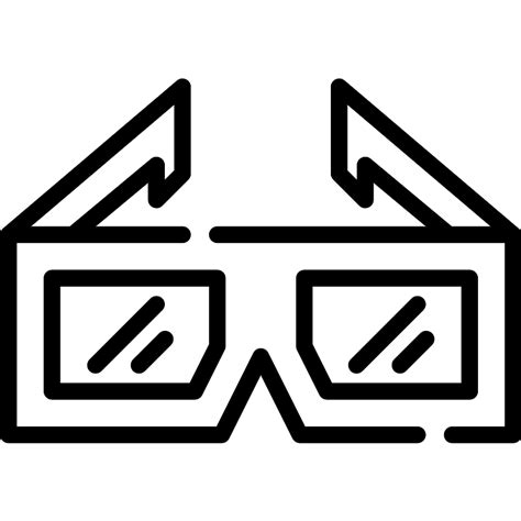 3d Glasses Vector Svg Icon Svg Repo