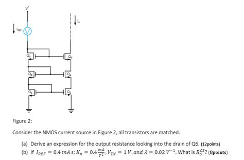 Solved 0 QA Q Figure 2 Consider The NMOS Current Source In Chegg Com