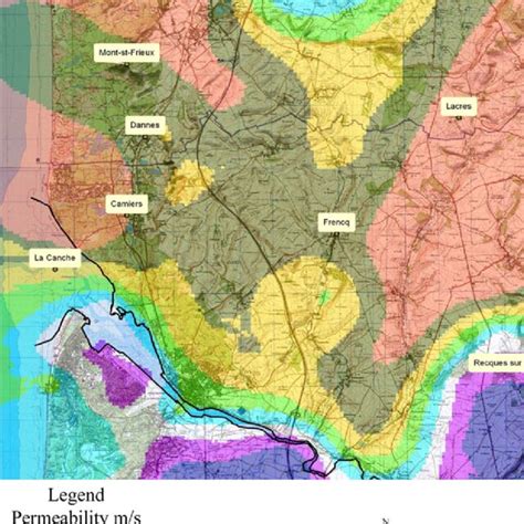 Chalk Permeability Distribution Map Obtained After Calibration Download Scientific Diagram