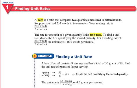7bmaths Chapter 5 2 Unit Rates And Proportional Reasoning