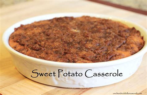 Thanksgiving Recipes Sweet Potato Casserole