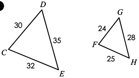 Solved Determine If The Examples Below Are Similar By Sss∼ If Yes Write A Similarity Solved Determine If The Examples Below Are Similar By Sss∼ If Yes Write A Similarity