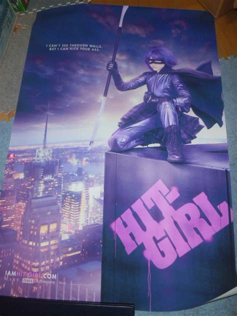 Yahooオークション キックアス ポスター ビニール製 サイズ約87cm×