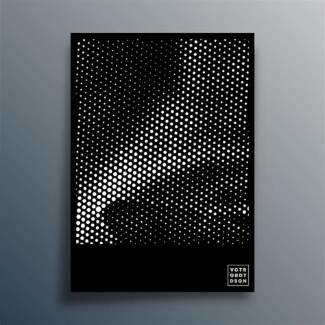 전단지 포스터 브로셔 표지 배경 벽지 인쇄술 또는 기타 인쇄 제품 벡터 일러스트 레이 션에 대한 하프톤 패턴 디자인 프리미엄 벡터