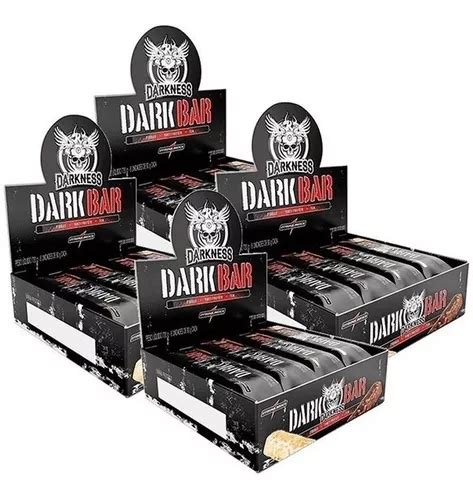 Kit 4x Caixa Whey Bar Darkness Integralmedica Parcelamento Sem Juros