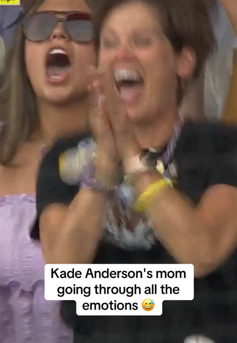 Kade Andersons Mom Emotions At The College Baseball World Series Tiktok