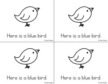 Sight Word Mini Book Blue Katie Roltgen Teaching
