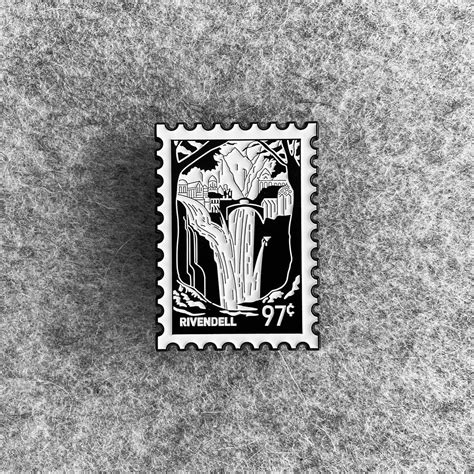 Rivendell Stamp Pin Just Imagine Costumes Vancouver Bc