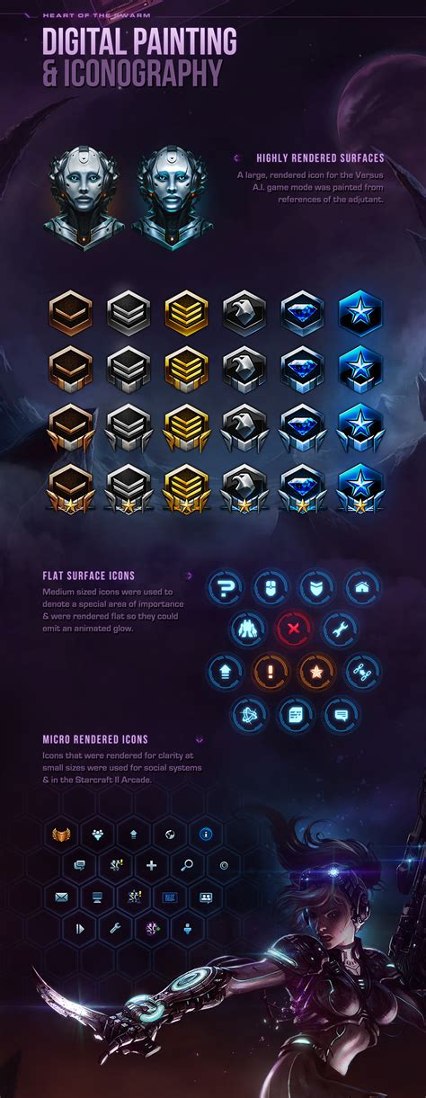 Heart Of The Swarm Ui Design And Art Behance