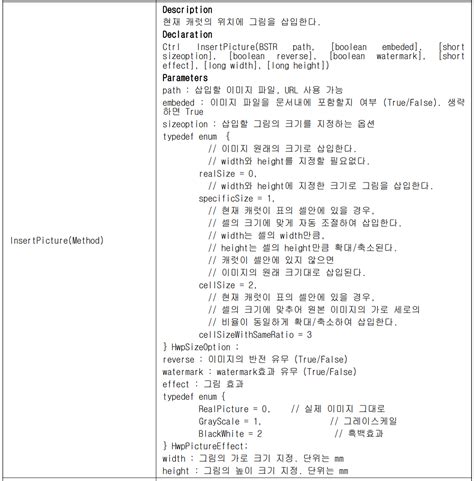 이미지를 삽입하고싶은데 계속 에러가 발생합니다 한글 오토메이션 한컴디벨로퍼 포럼