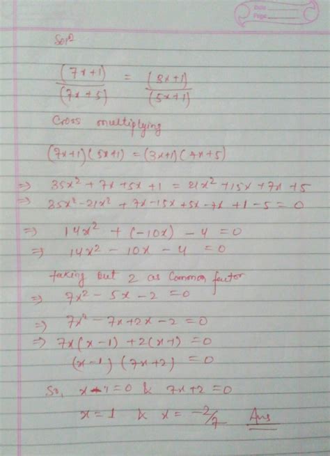 Solve 7x 1 7x 5 3x 1 5x 1 Brainly In