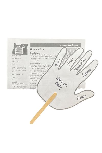 Give Me 5 Kit Oregon Agriculture In The Classroom