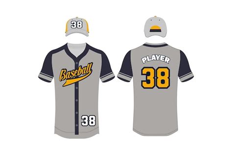 Premium Vector Baseball Custom Jersey Sublimation