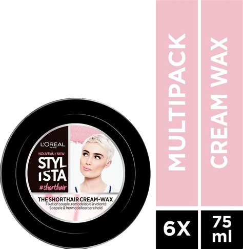 Loréal Paris Stylista The Shorthair Cream Wax 75ml Haarwax