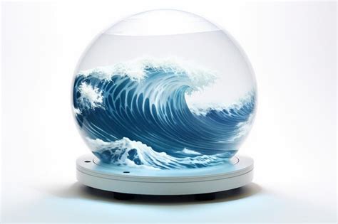 premium ai image ocean waves projector generative ai