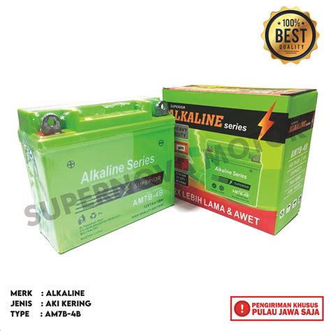 Jual Aki Motor Aki Kering Tiger Am7b 4b 12v 7ah 10hr Aki Accu Battery